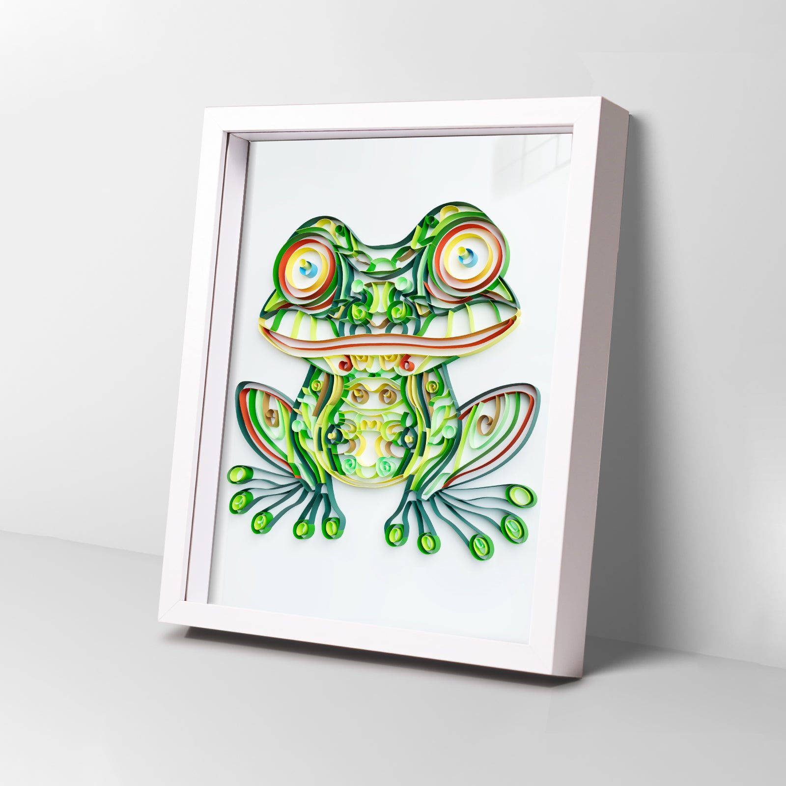 Quilling Patterns | Paper Quilling Kits | Gift - Frog – Uniquilling