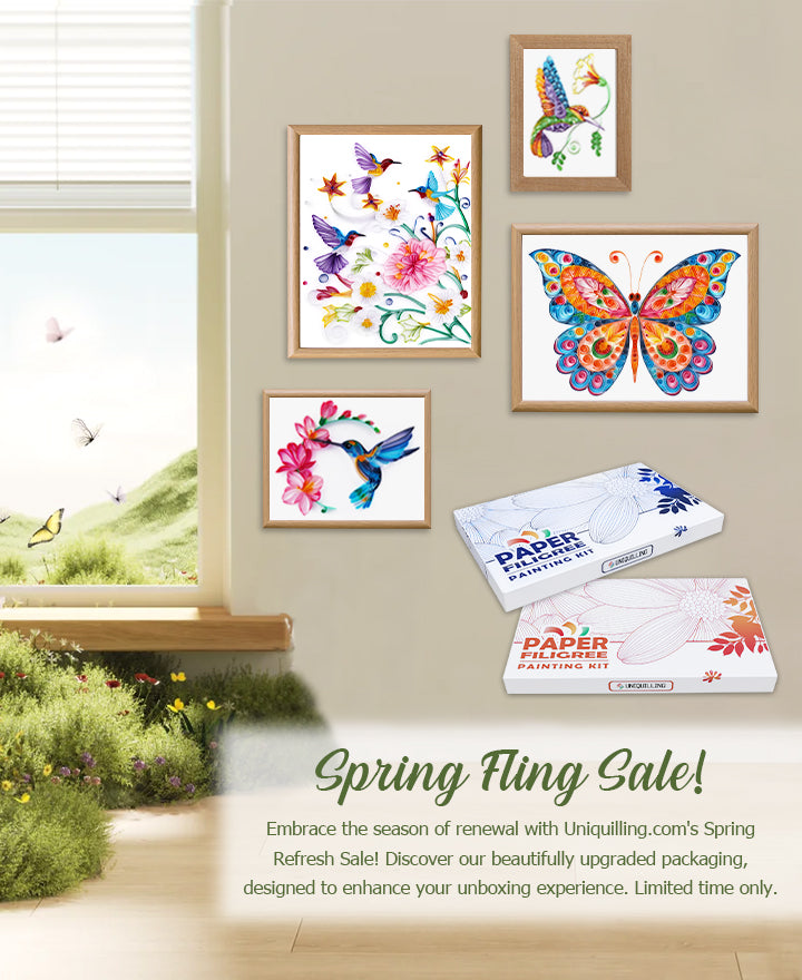 Uniquilling - Paper Quilling & Paper Filigree Painting Kits