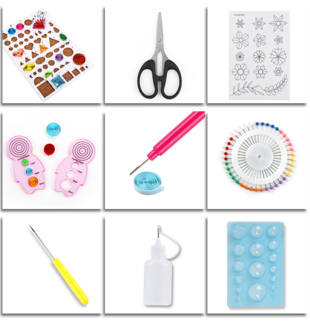 Professional Paper Quilling Tool Kit – Uniquilling