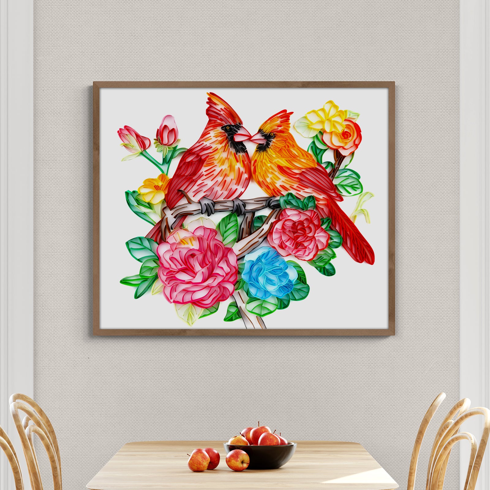 Paper Quilling & Filigree Painting Kits - Intimate Cardinal – Uniquilling