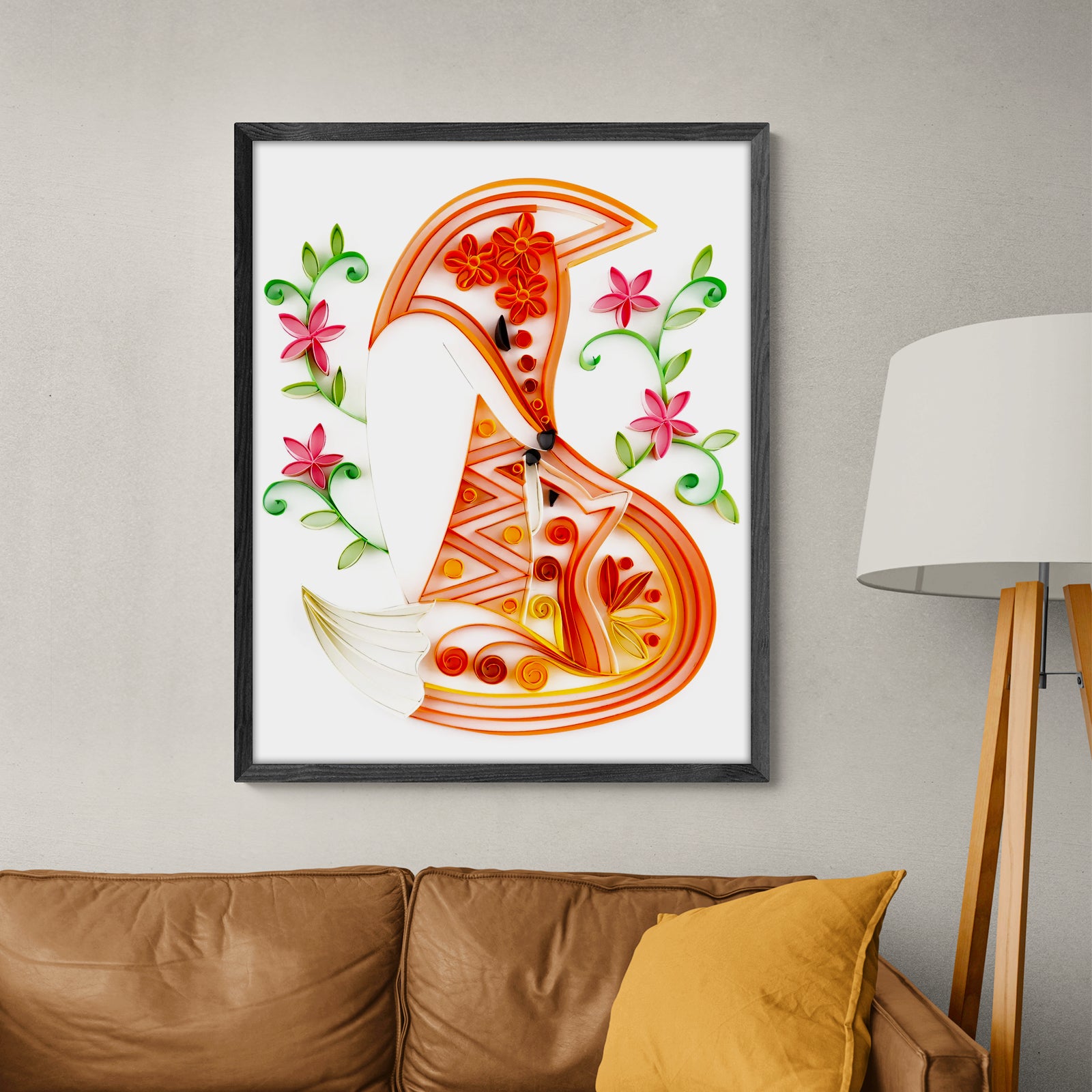 Paper Quilling Kits| Quilling Patterns - Fox – Uniquilling