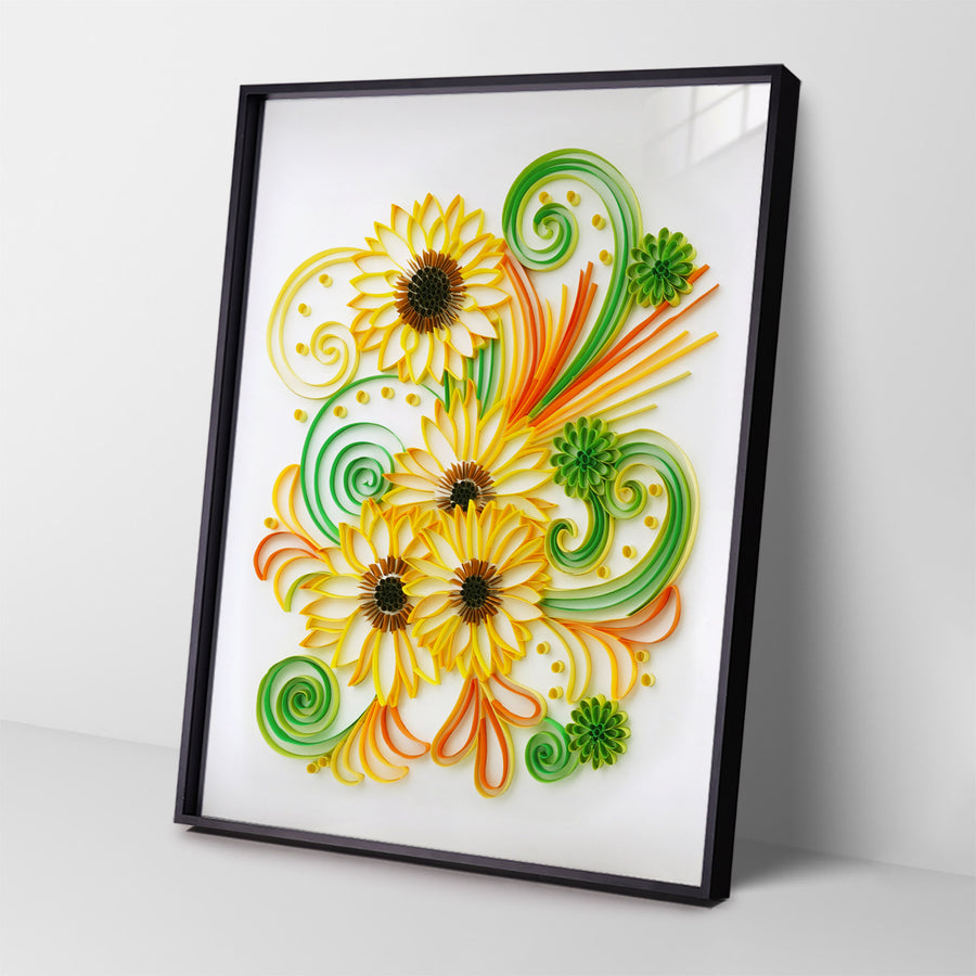 Paper Filigree Painting - Uniquilling
